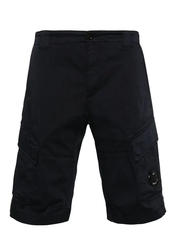 C.P. COMPANY Lens-detail Cargo Shorts - Blue