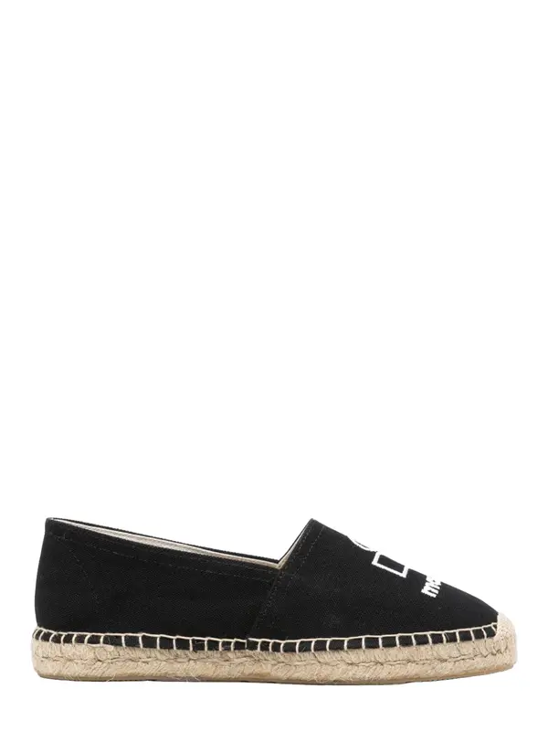 Isabel Marant Canae Logo Espadrilles - Black