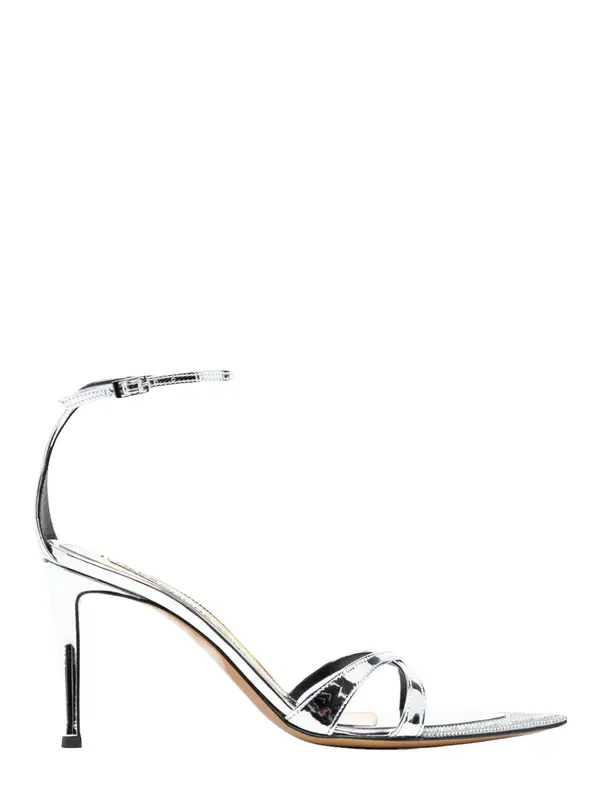 Alexandre Vauthier Leather Sandals 85mm - Metallic