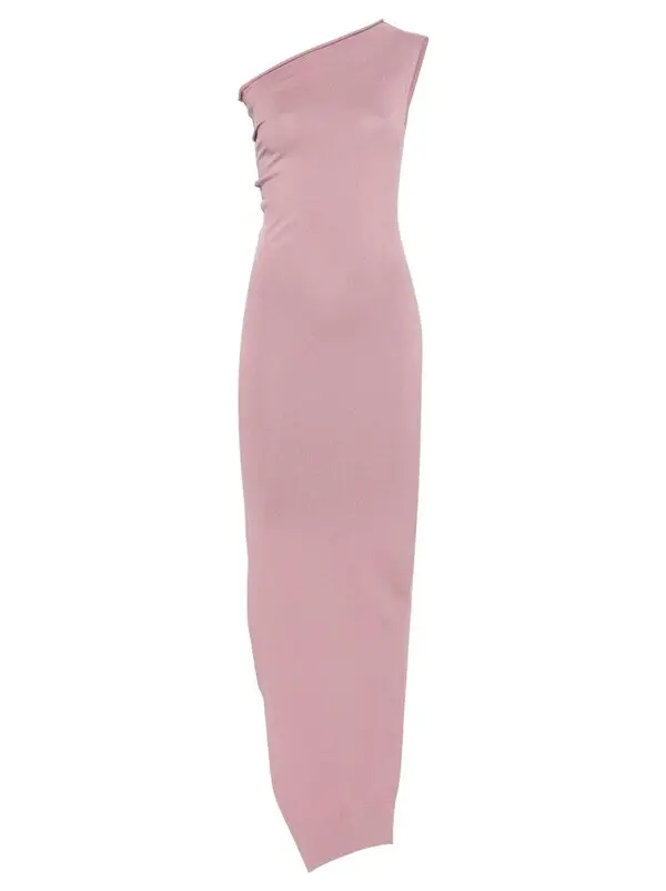 Rick Owens One-shoulder Asymmetric Maxi Dress - Pink