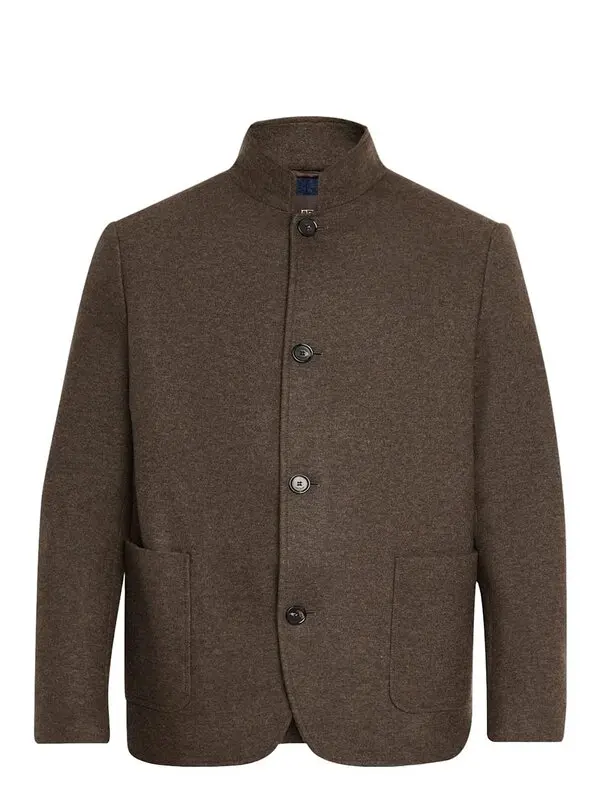 Loro Piana Spagna Cashmere Blouson Jacket - Dkbrwn