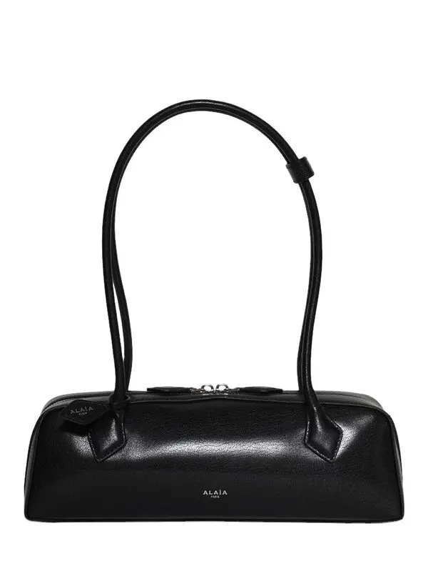 Alaïa Le Teckel Medium Bag In Goatskin - Black