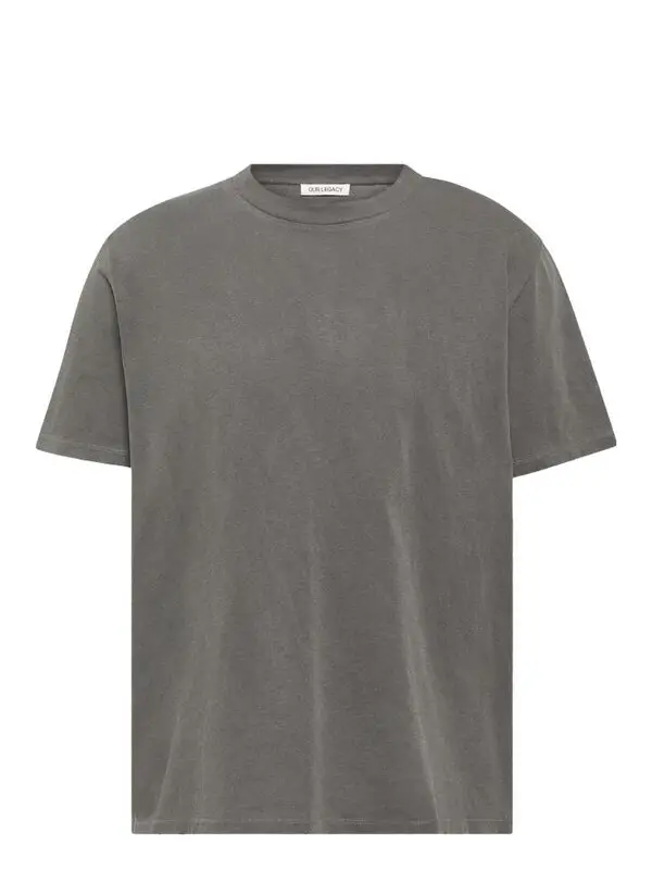 Our Legacy Box Cotton Jersey T-shirt - Grey