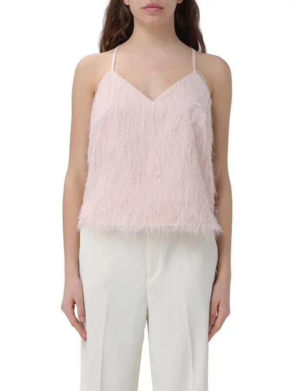 TWINSET Feather Trimmed Camisole - Pink