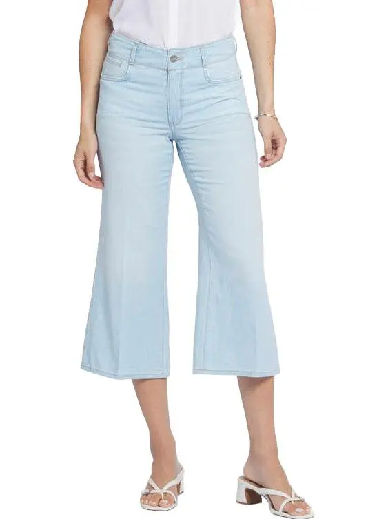 NYDJ Brigitte High-waist Capri Wide-leg Jeans - Oceanfront
