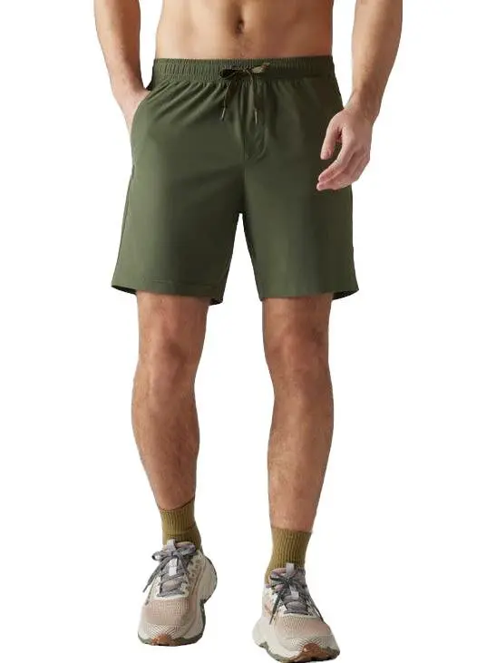 RHONE Pursuit 7-inch Unlined Training Shorts - Lichen Green