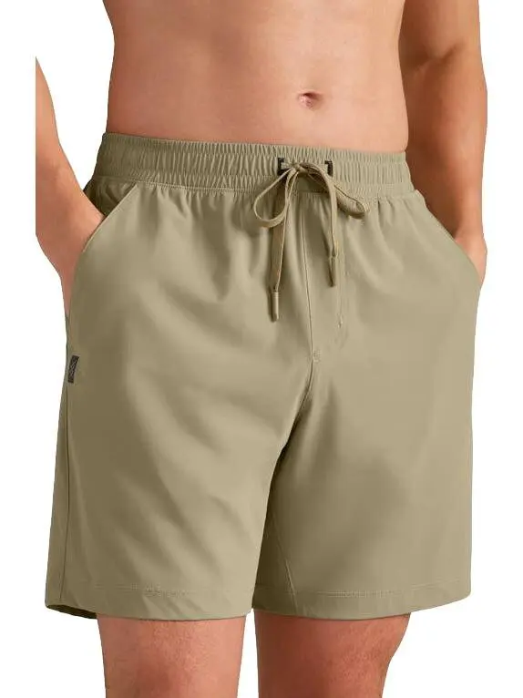 RHONE Pursuit 7-inch Unlined Training Shorts - Sand Green