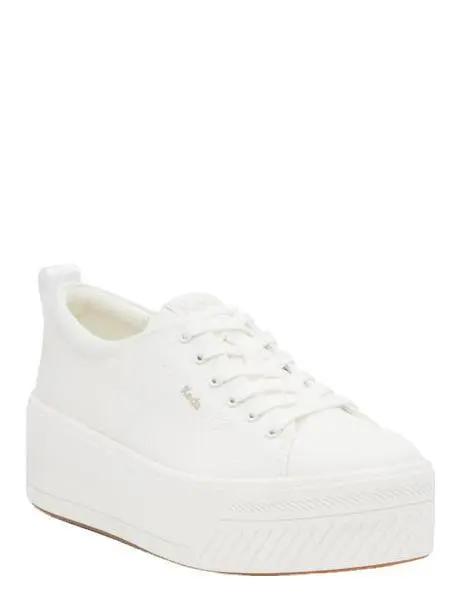 KEDS® Skyler Platform Sneakers - White Canvas