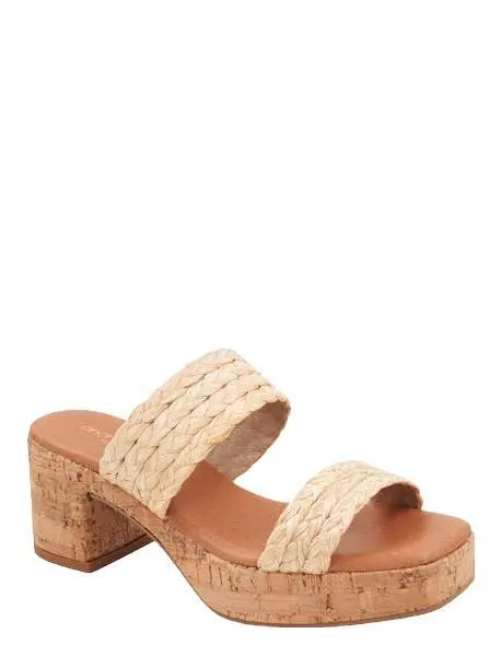 Andre Assous Cairo Platform Sandal - Beige