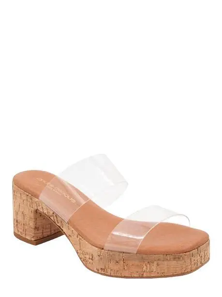 Andre Assous Cairo Platform Sandal - Clear