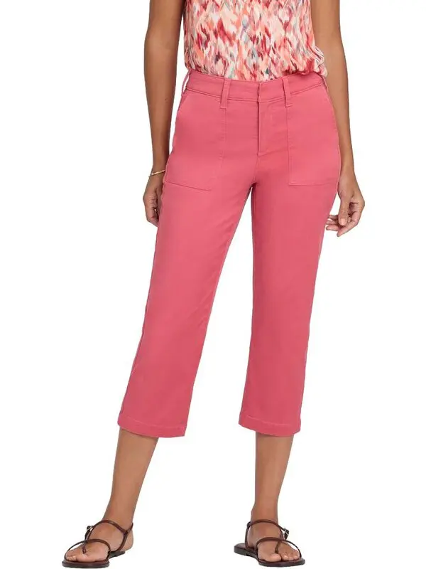 NYDJ Utility High Waist Crop Pants - Chrysanthemum
