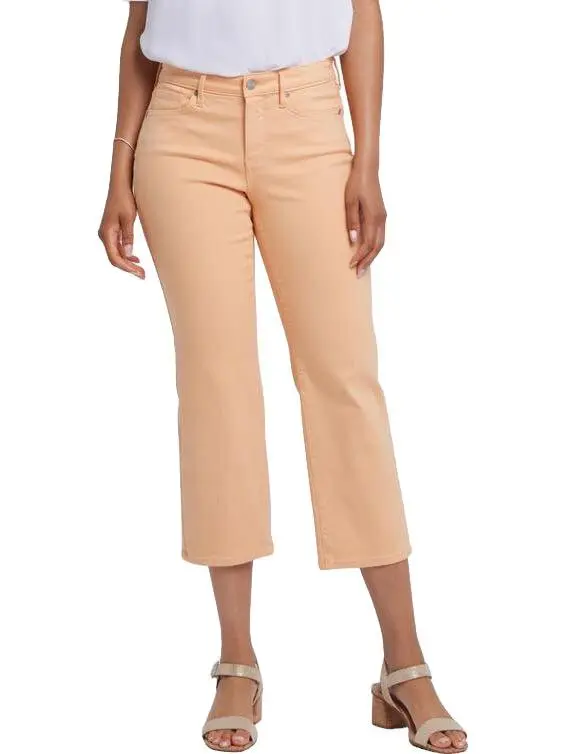 NYDJ Piper Coolmax® Relaxed Fit Crop Pants - Apricot Nectar