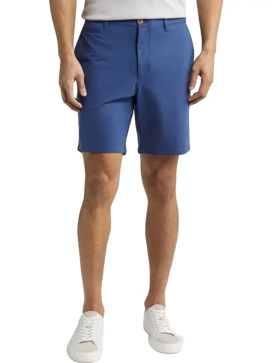 Johnnie-o Jupiter Cotton Blend Chino Shorts - Lake