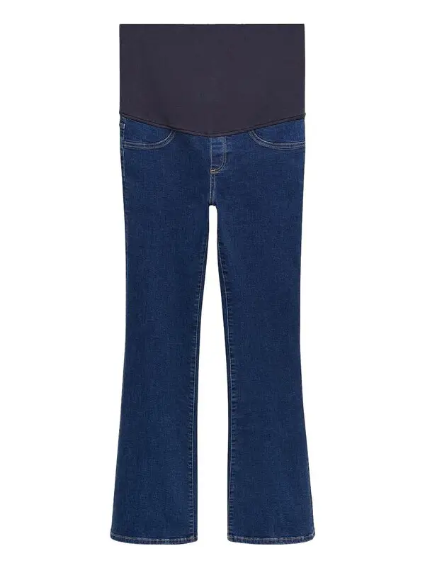 Mango Flared Maternity Jeans - Dark Blue