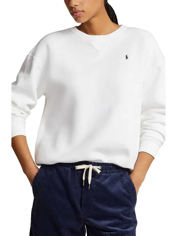 Polo Ralph Lauren Arctic Fleece Sweatshirt - White