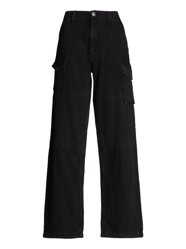 Rag & Bone Nora High-rise Wide-leg Jeans - Black
