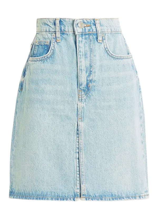 Derek Lam 10 Crosby Juliet Denim Mini Skirt - Light Denim