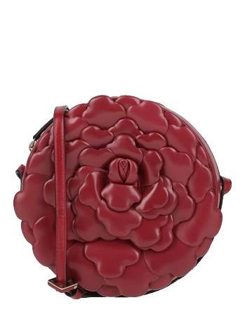 Valentino Garavani Leather Cross Body Bag - Red