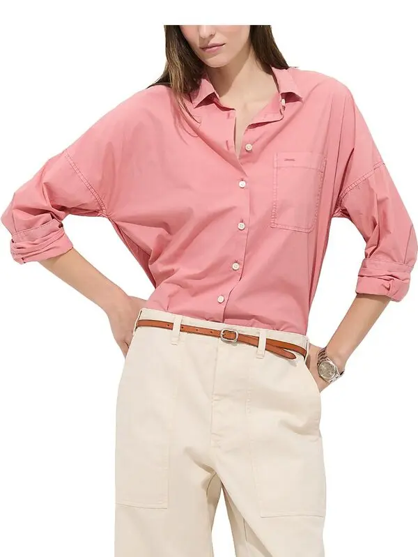 ALEX MILL Jo Poplin Shirt - Tulip