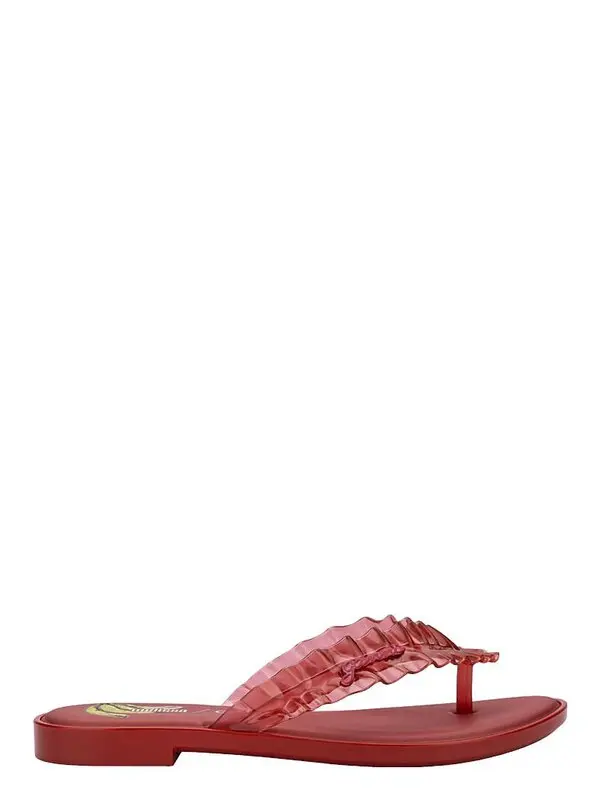 Melissa Slim Thong Sandals - Red