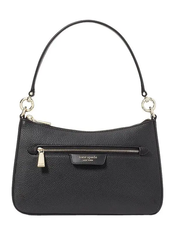 Kate Spade New York Hudson Pebbled Leather Convertible Crossbody - Black