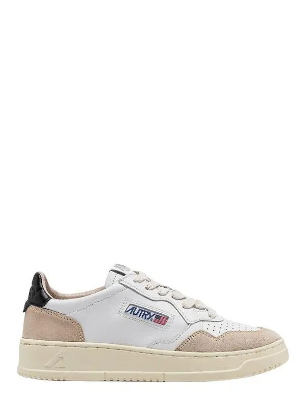 AUTRY Medalist Low Top Sneakers - Ecru