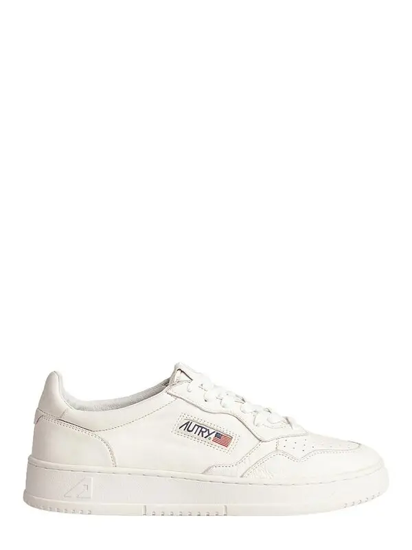 AUTRY Medalist Low Top Sneakers - Goat White