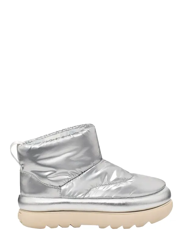 UGG Classic Maxi Mini Ankle Boots - Silver