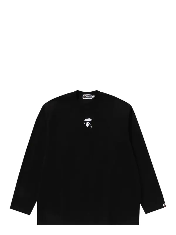 A BATHING APE Ape Face Long-sleeve Tee - Black