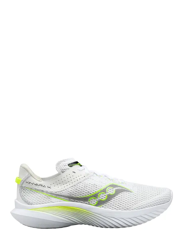 Saucony Kinvara 14 Slime Athletic Sneakers - White