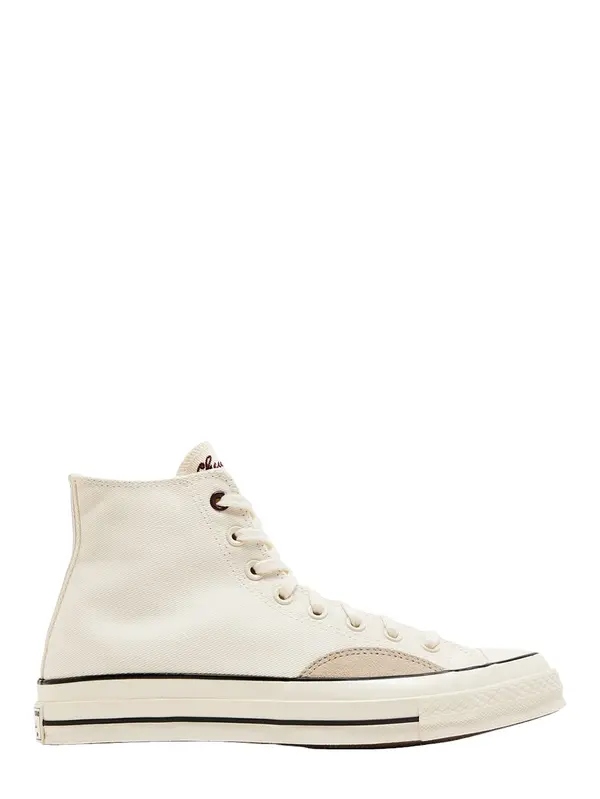 CONVERSE Chuck 70 Mixed Materials High Sneakers - Cream