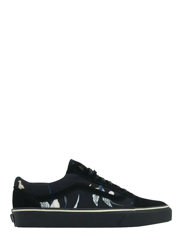 VANS J.crew X Old Skool Floral Sneakers - Black