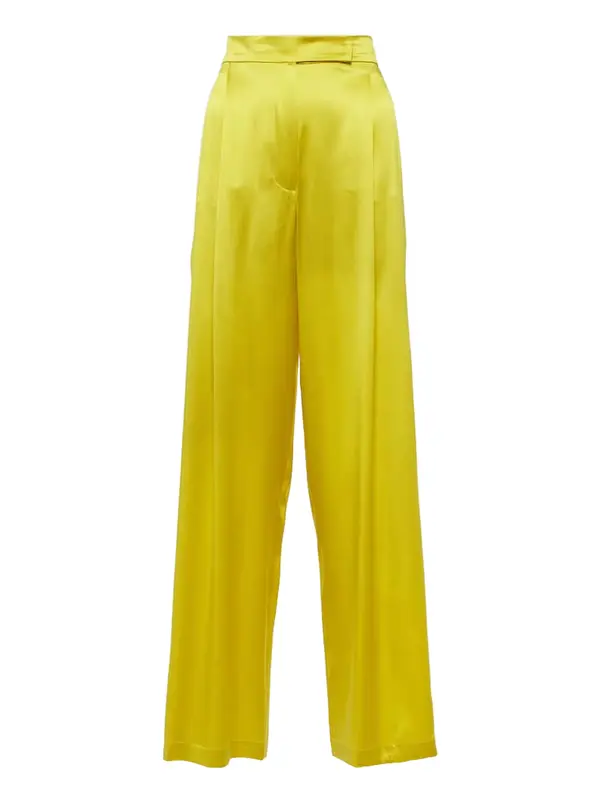 Max Mara Fiesta Wide-leg Pants - Yellow