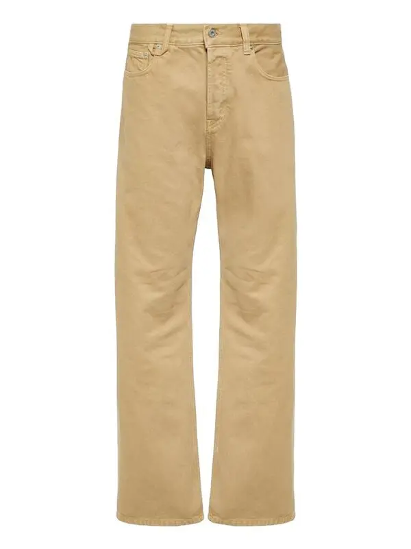 Jacquemus Mid-rise Straight Jeans - Beige