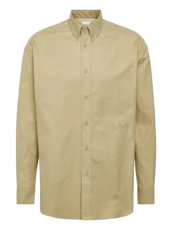 Burberry Ekd Cotton Oxford Shirt - Brown