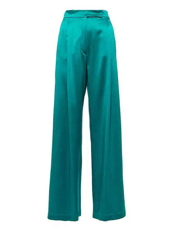 Max Mara Fiesta Wide-leg Pants - Green
