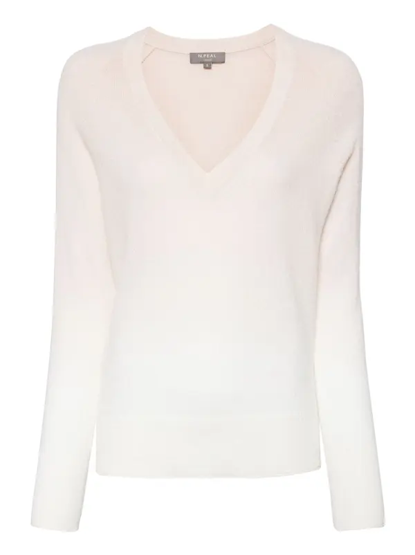 N.peal Gradient-effect Cashmere Jumper - Neutrals