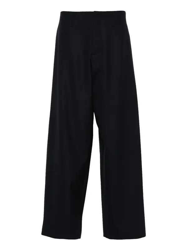 Philosophy Di Lorenzo Serafini Low-rise Palazzo Trousers - Blue