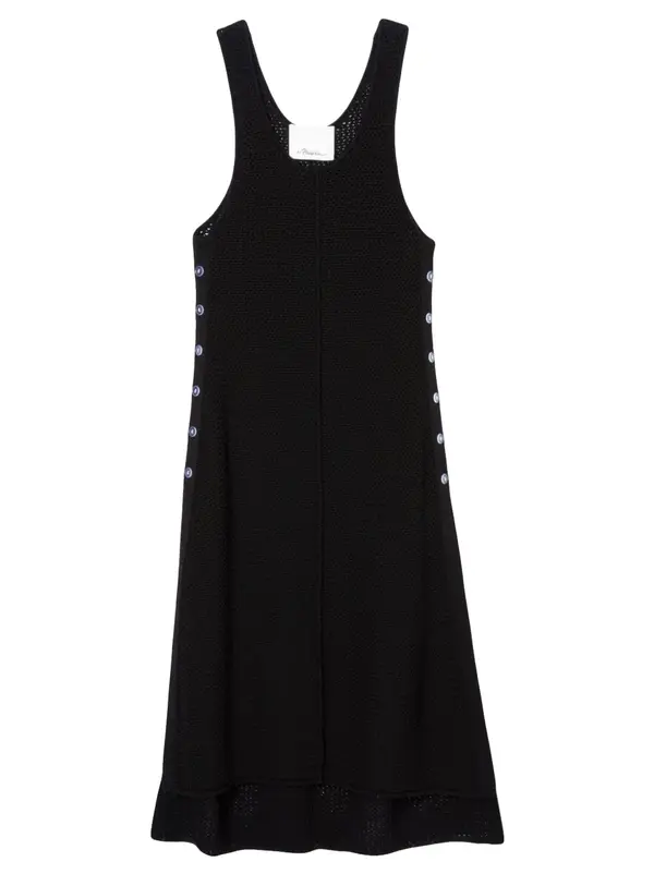 3.1 Phillip Lim Tailored Vest Midi Dress - Black