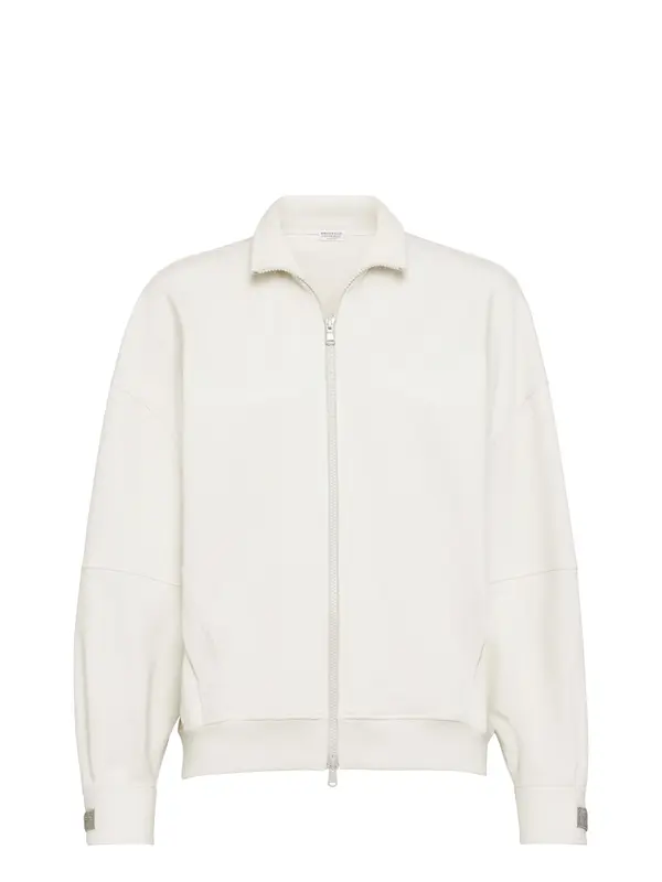 Brunello Cucinelli Zip-up Sweatshirt - Neutrals