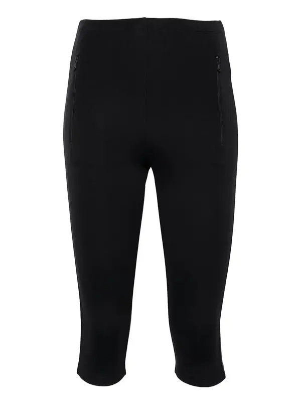 Wardrobe.NYC Jersey Capri Leggings - Black