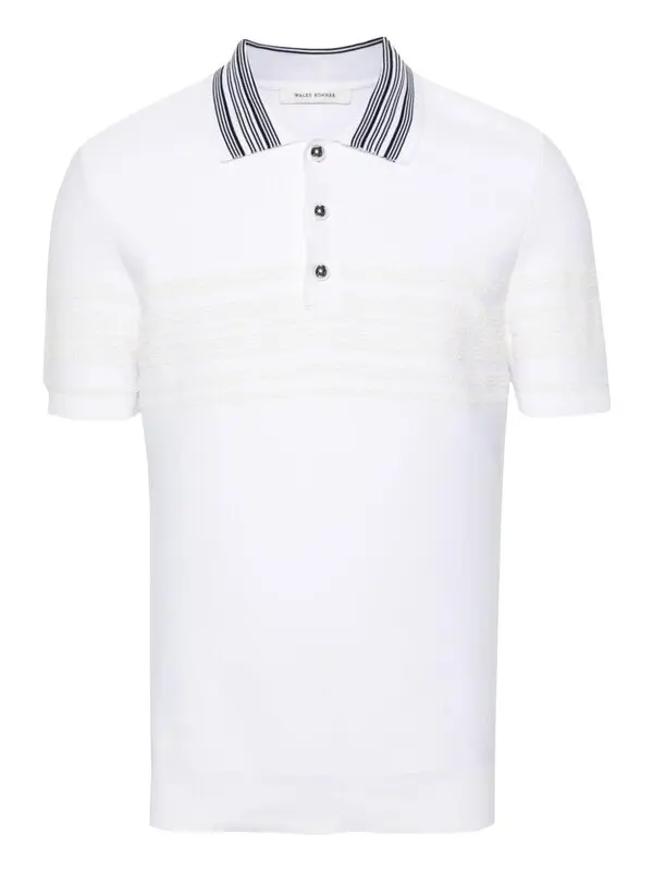 WALES BONNER Dawn Polo Shirt - White