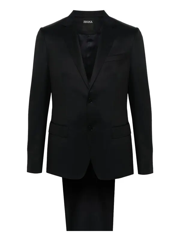 Zegna Single-breasted Suit - Blue