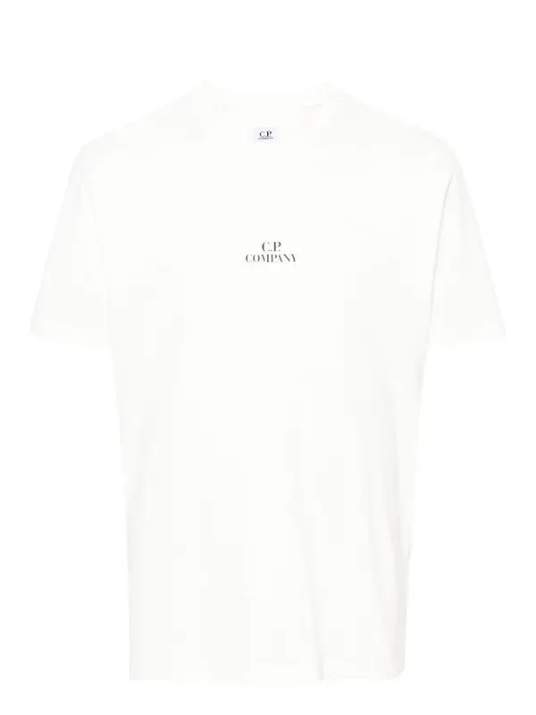 C.P. COMPANY Logo-print Cotton T-shirt - White