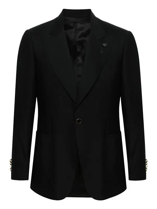 LARDINI Attitude Single-breasted Blazer - Black