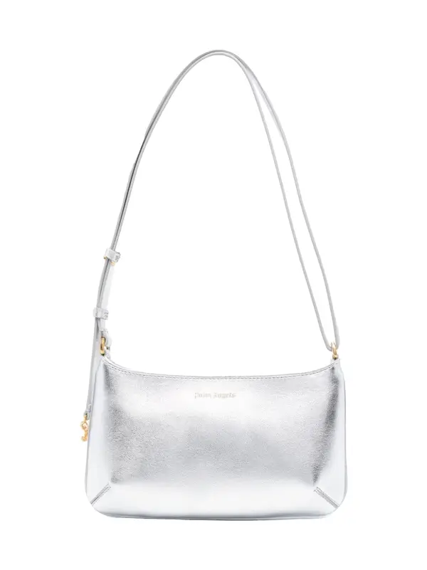 Palm Angels Giorgina Metallic Shoulder Bag - Silver