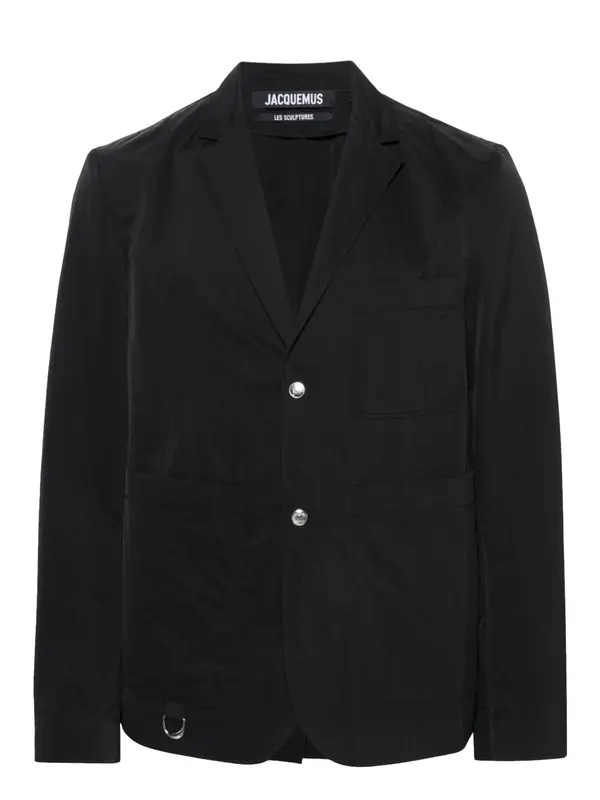 Jacquemus La Veste Jean Single-breasted Blazer - Black