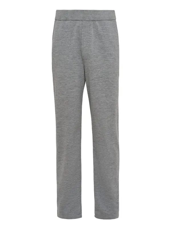 Prada Fleece Track Pants - Grey