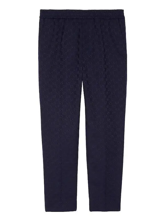 Gucci Gg Canvas Jogging Pant - Black