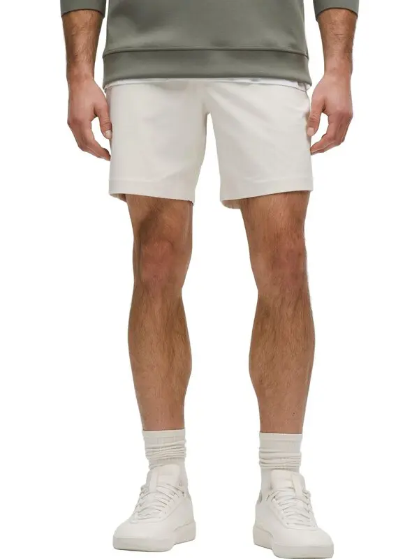 Lululemon Abc Classic-fit 7" Short - Light Ivory